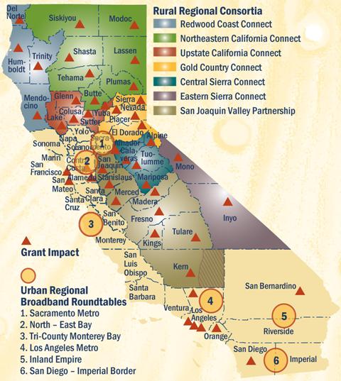 California Product Map